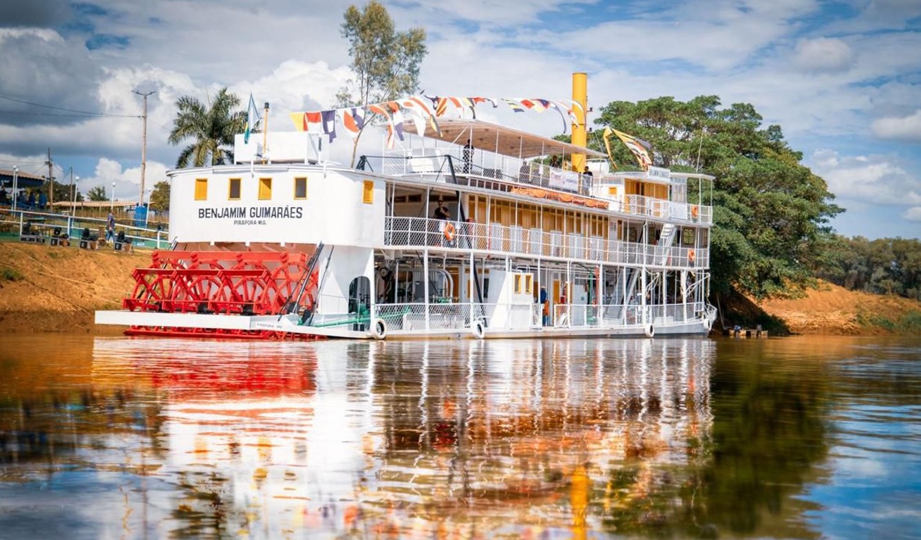 Agência Minas Gerais | Entrega do Vapor Benjamim Guimarães em Pirapora ...
